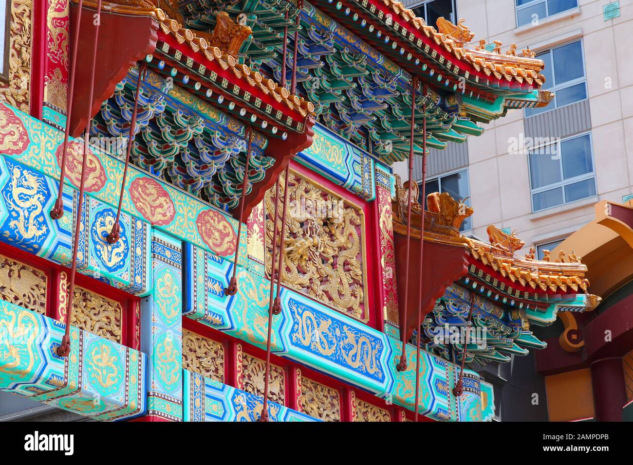 Chinatown Arch, Washington D.C. United States capital city Stock Photo ...