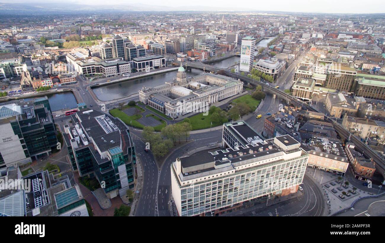 Aerial dublin city hi-res stock photography and images - Alamy