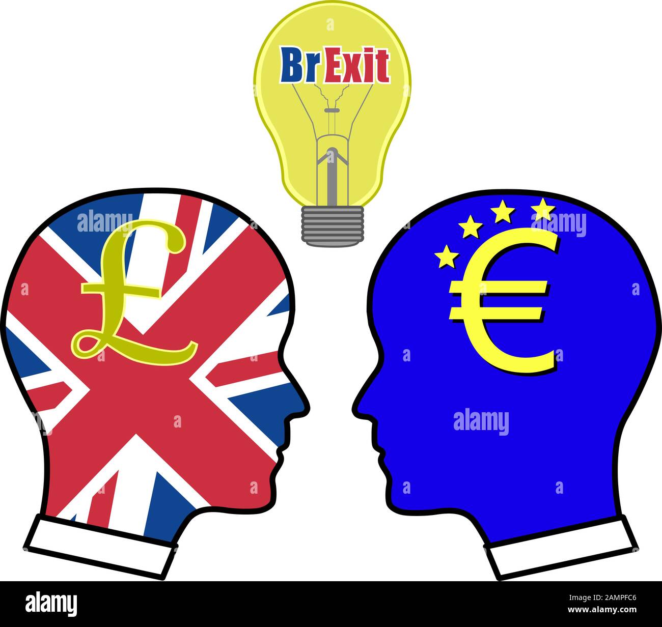 Concept vector illustration of BrExit Stock Vector Image & Art - Alamy