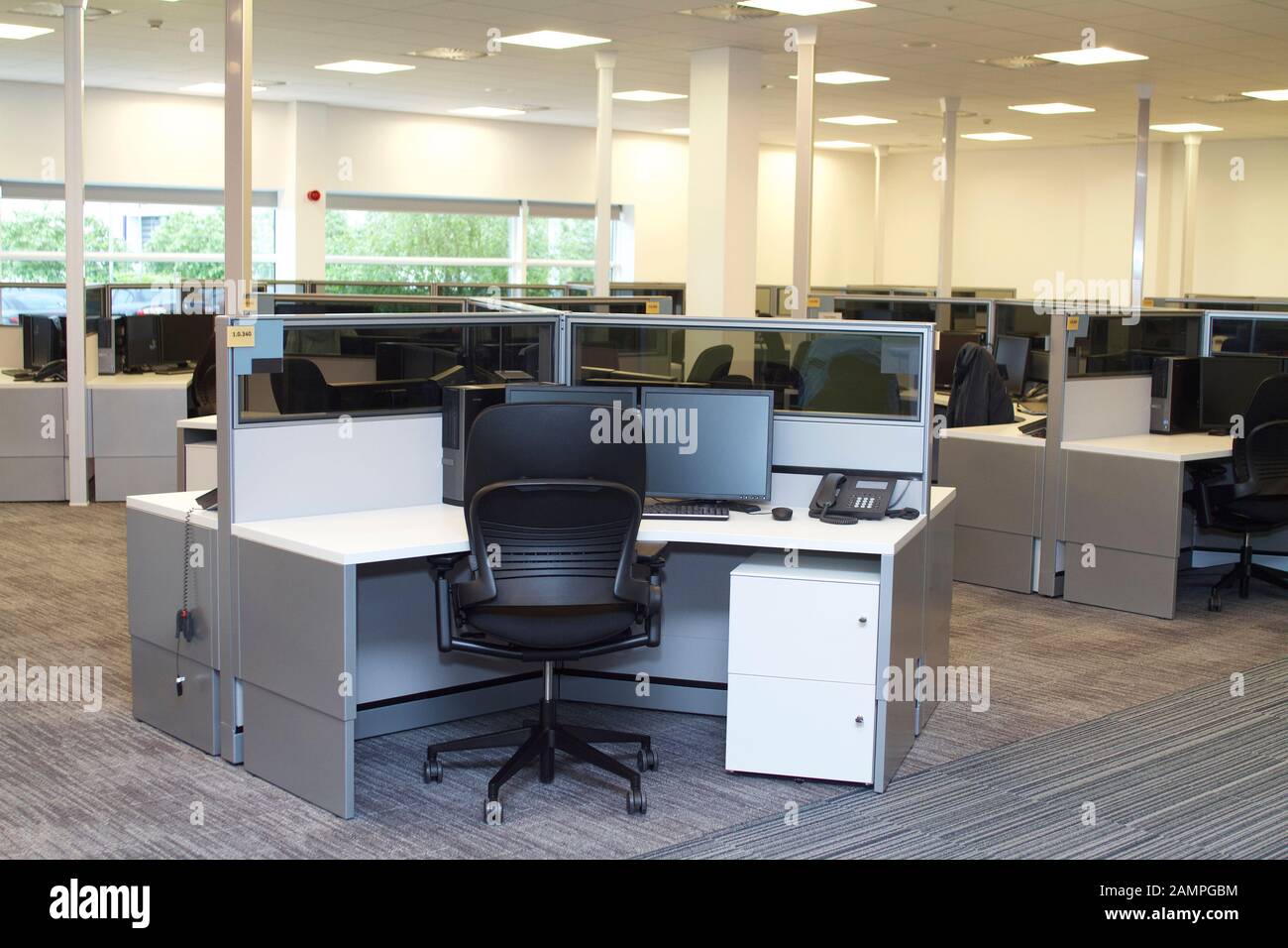 Empty office interior Stock Photo - Alamy