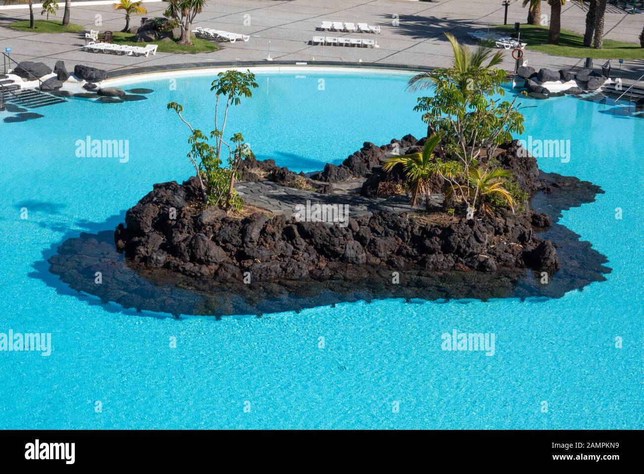 The Parque Maritimo Cesar Manrique is an entertainment complex ...