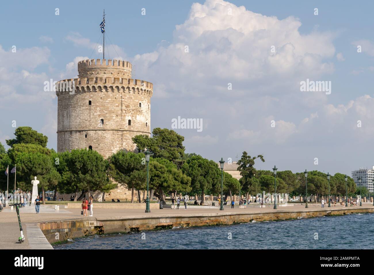 The White Tower is a monument and museum on the waterfront of the city ...