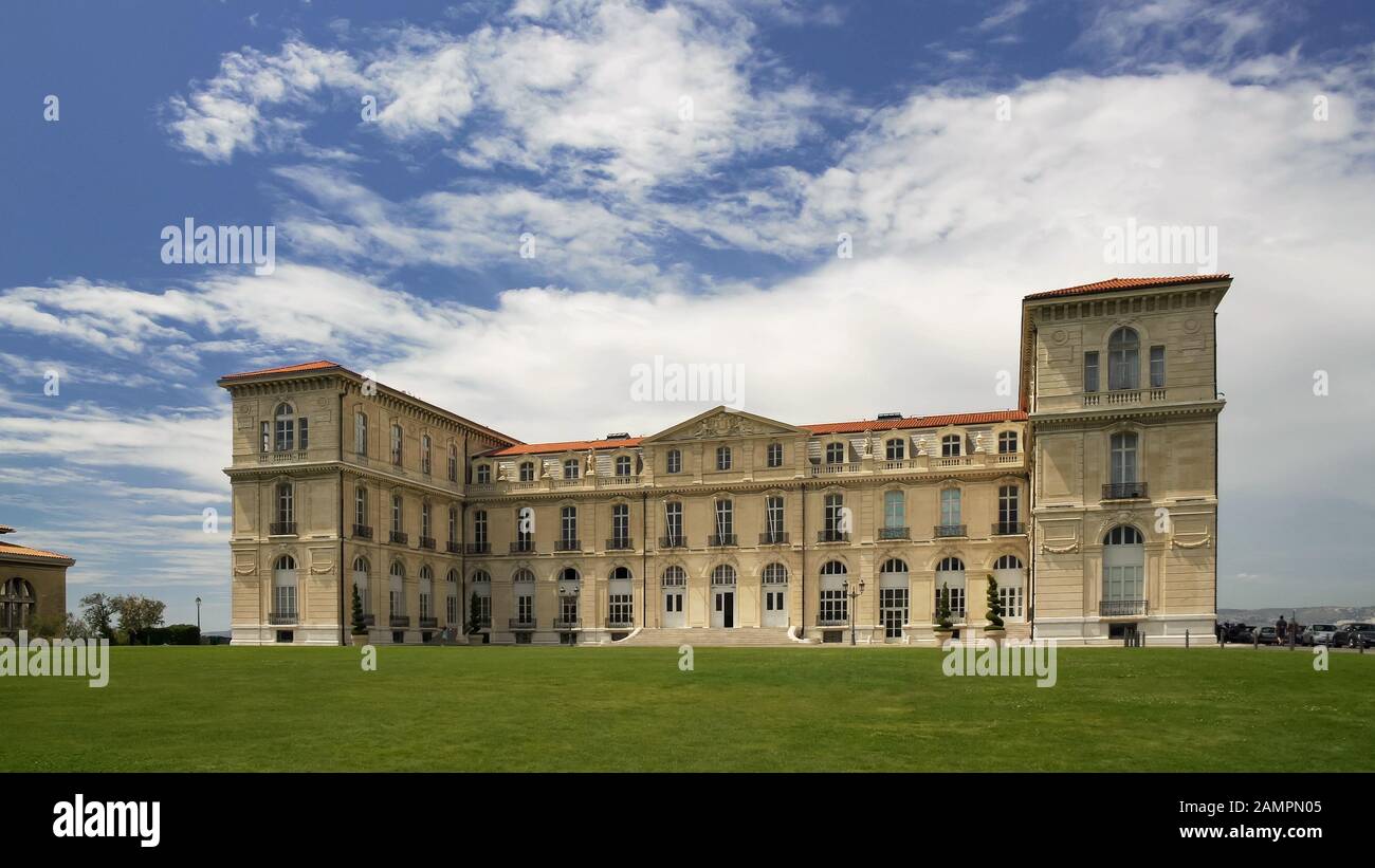 Exterior of Aix-Marseille University building, French architecture ...