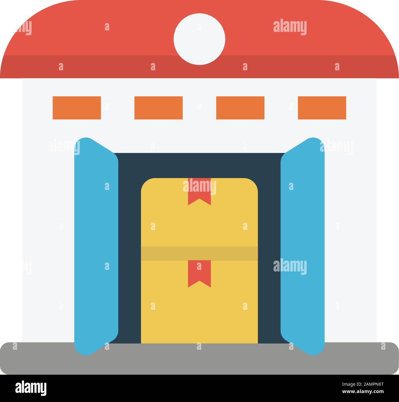 Pickup package Stock Vector Images - Alamy