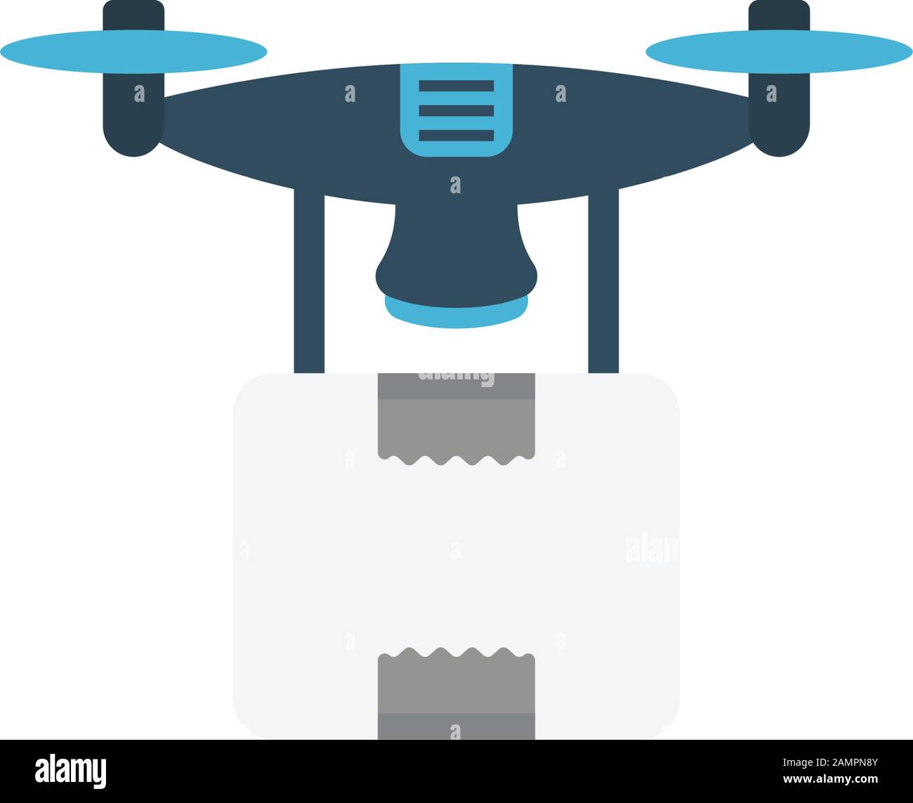 Drone icon transport parcel Cut Out Stock Images & Pictures - Alamy