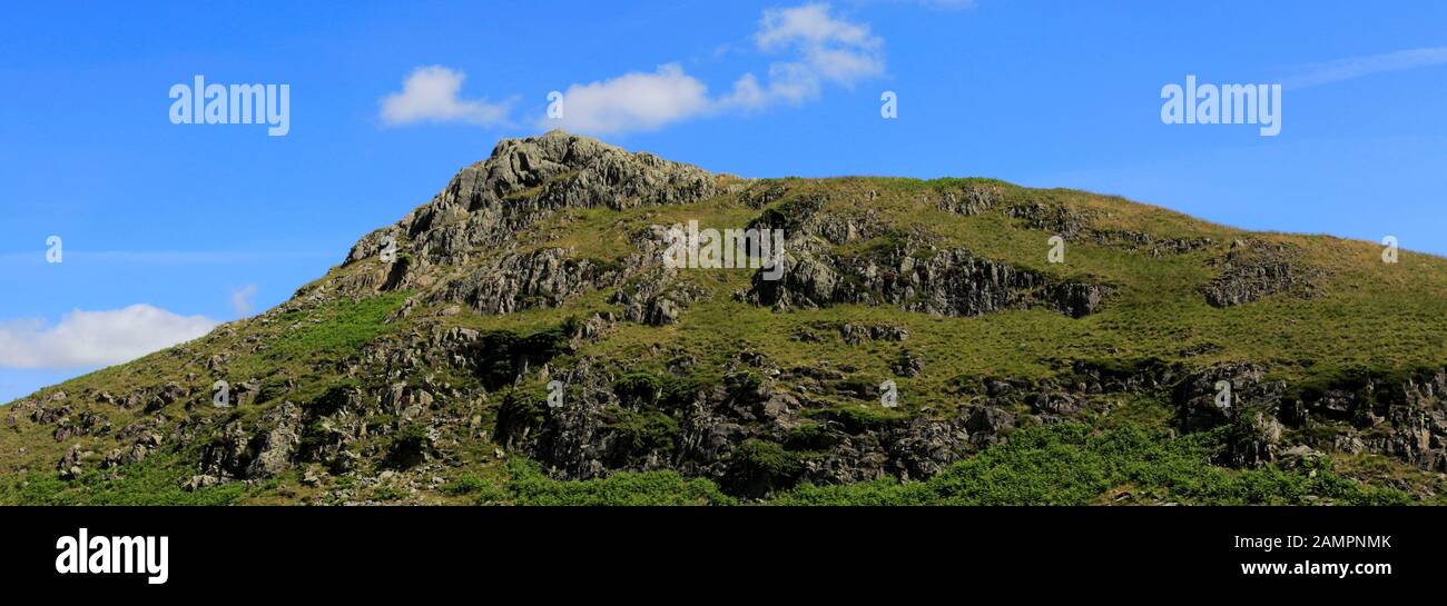 Summit Cairn of Arnison Crag, Ullswater, Lake District National Park ...