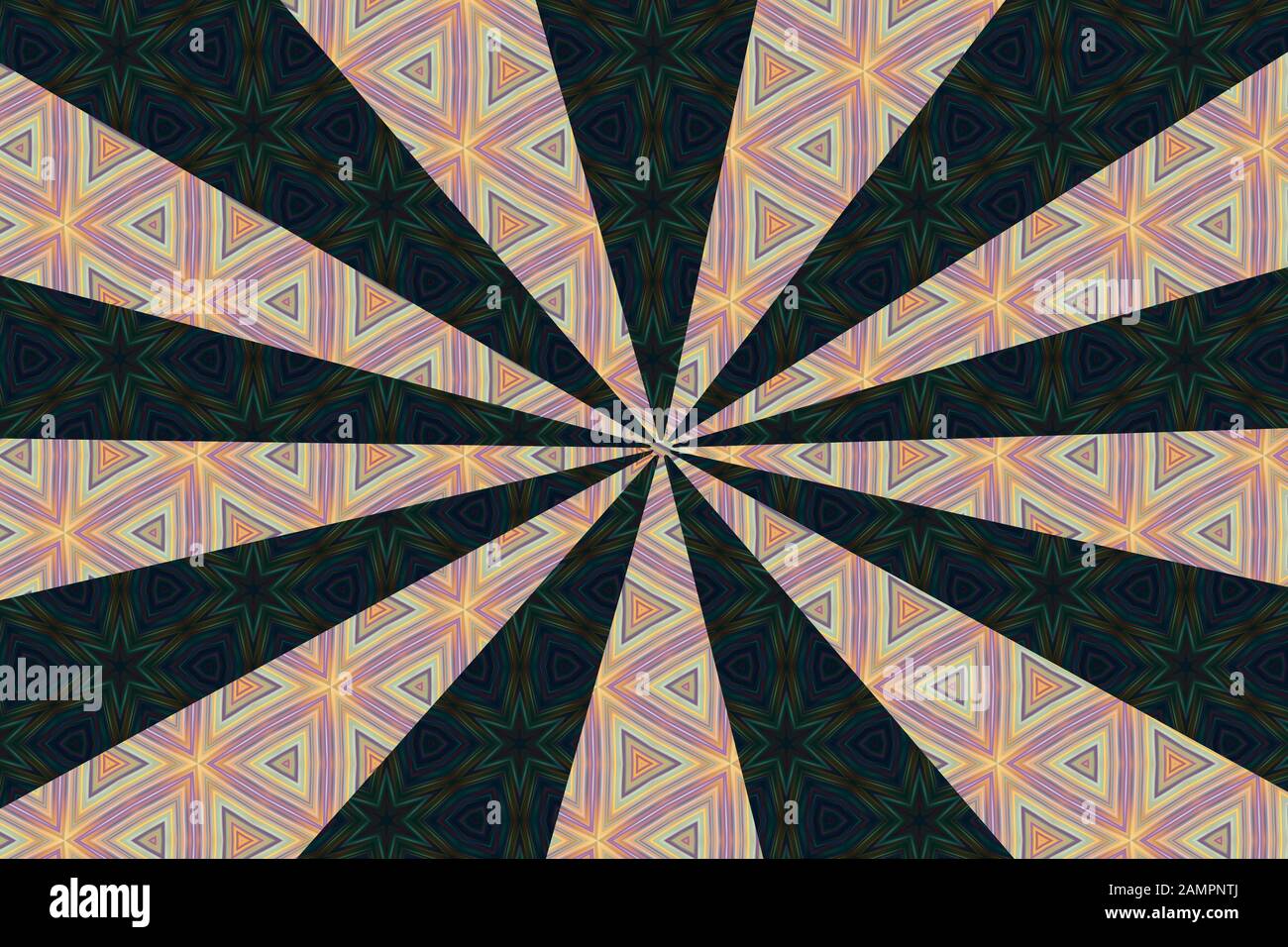 An abstract psychedelic sunburst pattern background Stock Photo - Alamy