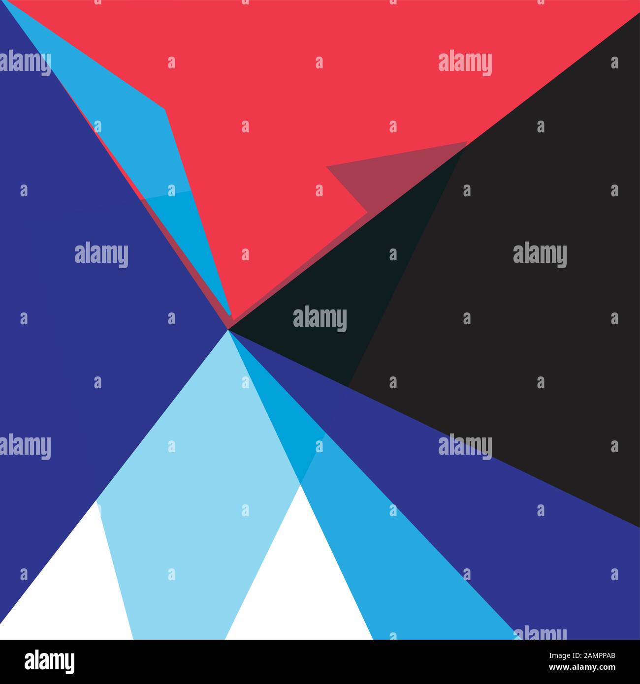 Abstract shapes colors on black Stock Vector Images - Alamy