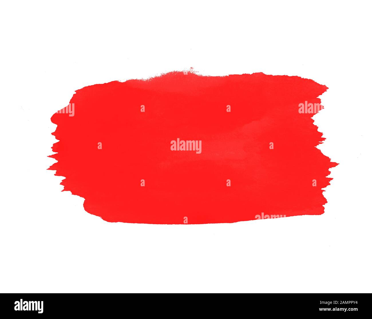 Red hand drawn abstract watercolor stain background. Artwork painting ...