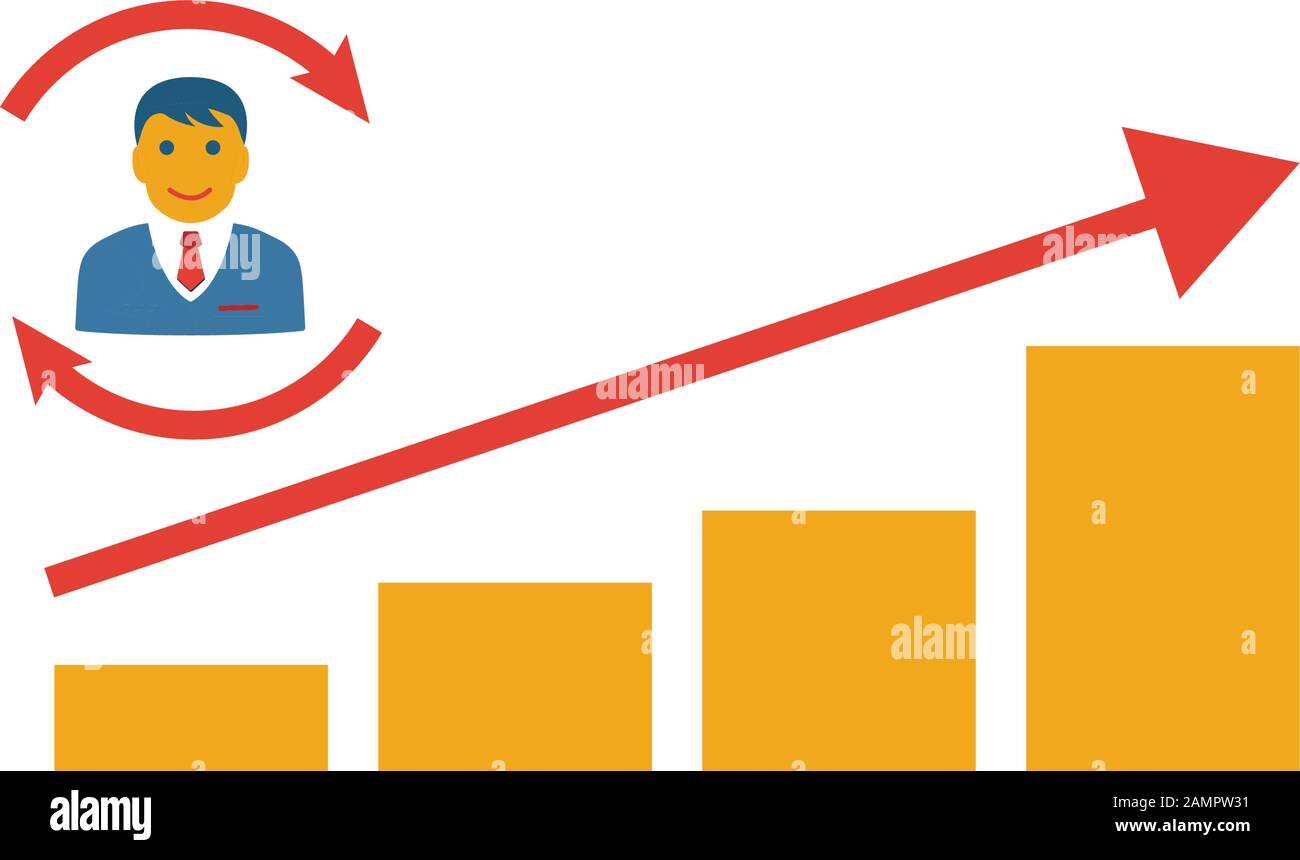 Lead Conversion Rate icon. Simple flat element from crm collection ...
