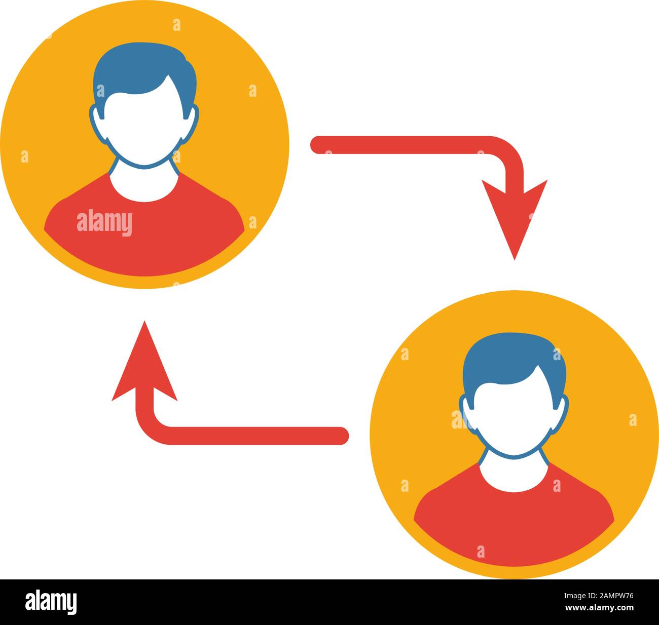 Peer To Peer icon set. Four elements in diferent styles from crypto ...