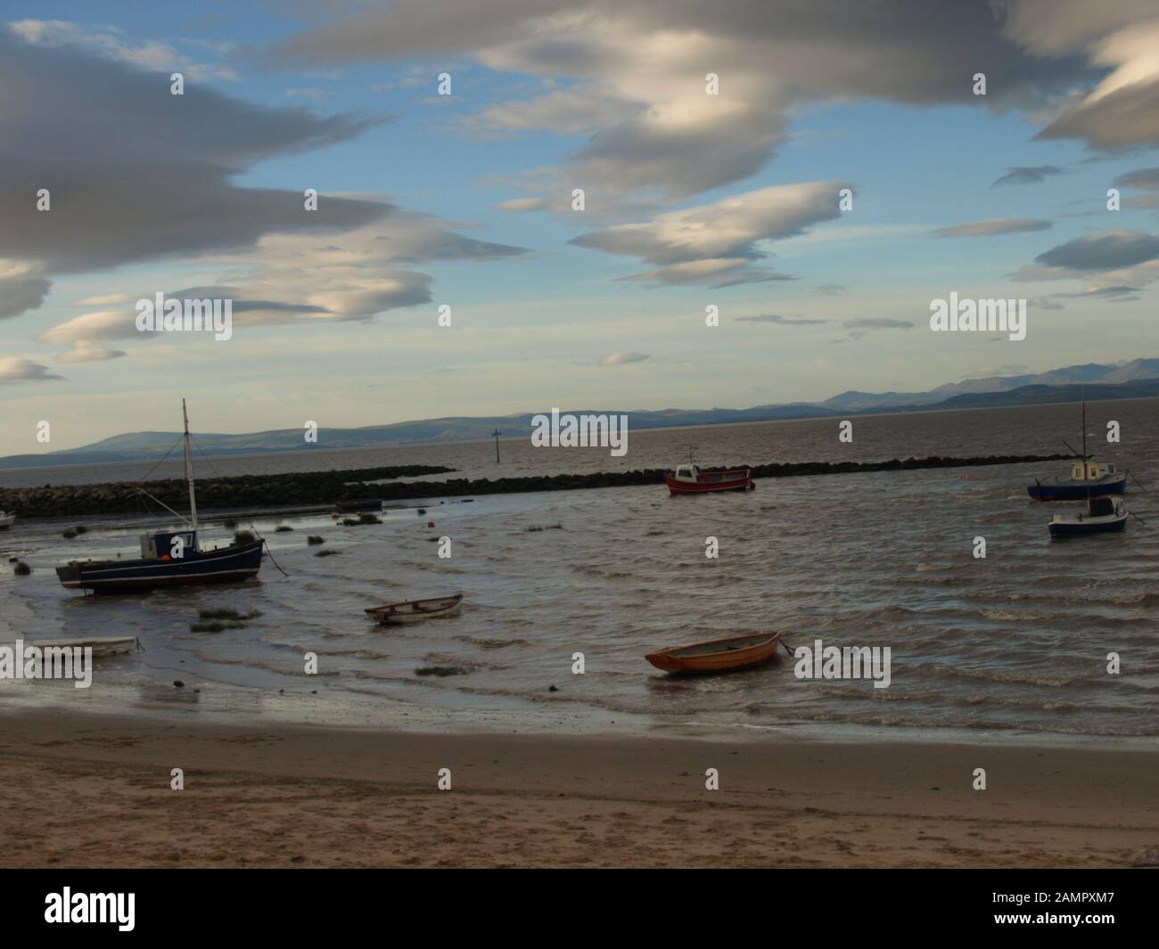 Morecambe Bay, Lake District National Park. England Stock Photo - Alamy