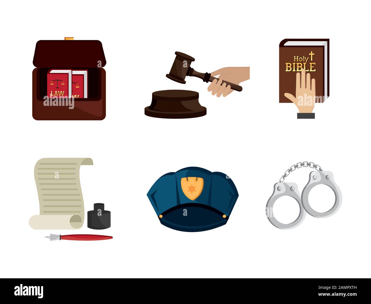 Prosecutor defense court Stock Vector Images - Alamy