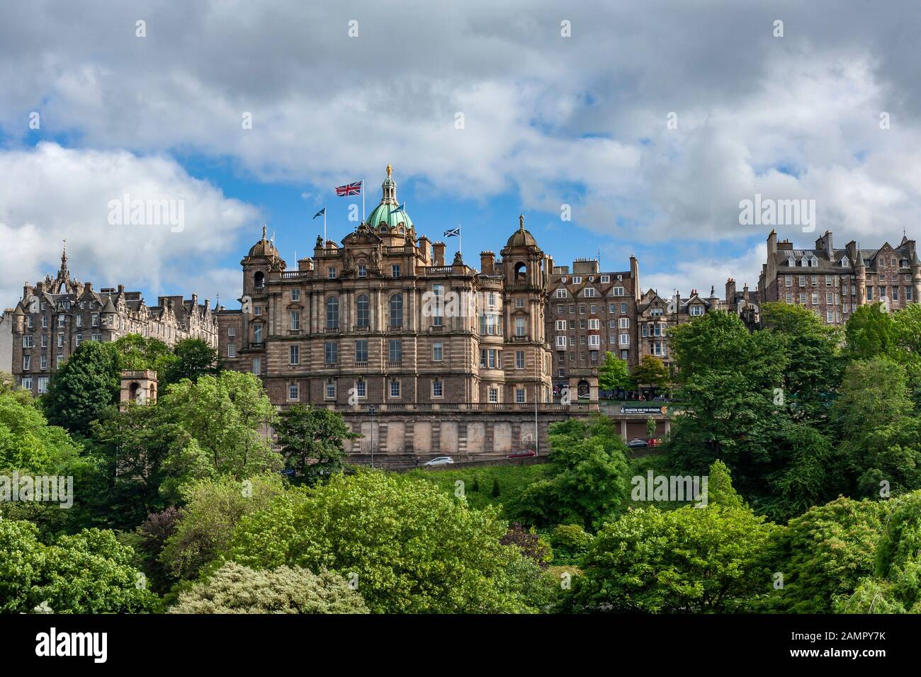 Edinburgh flag hi-res stock photography and images - Alamy