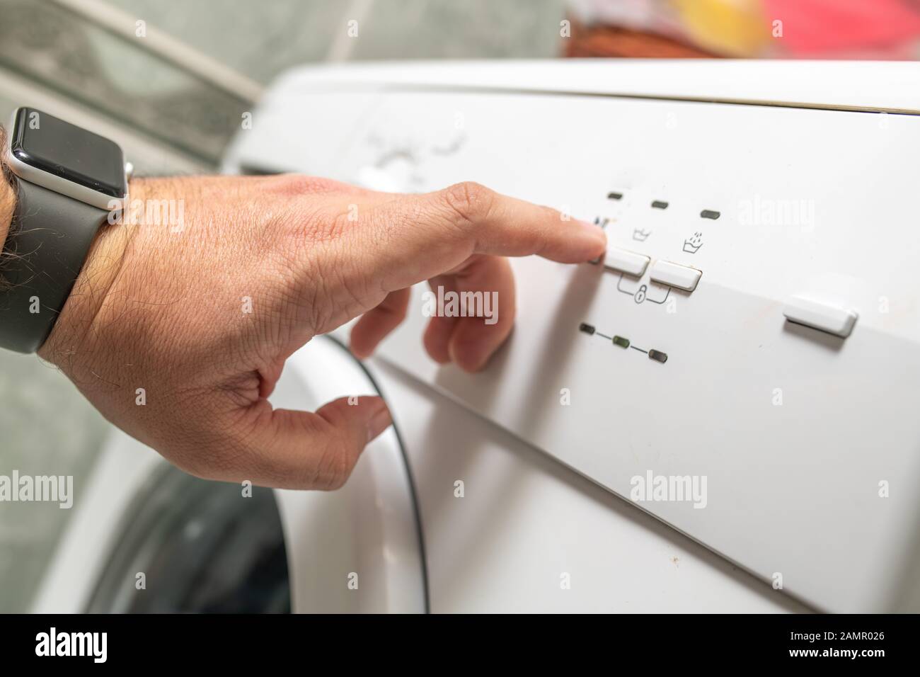 Washing machine buttons hi-res stock photography and images - Alamy