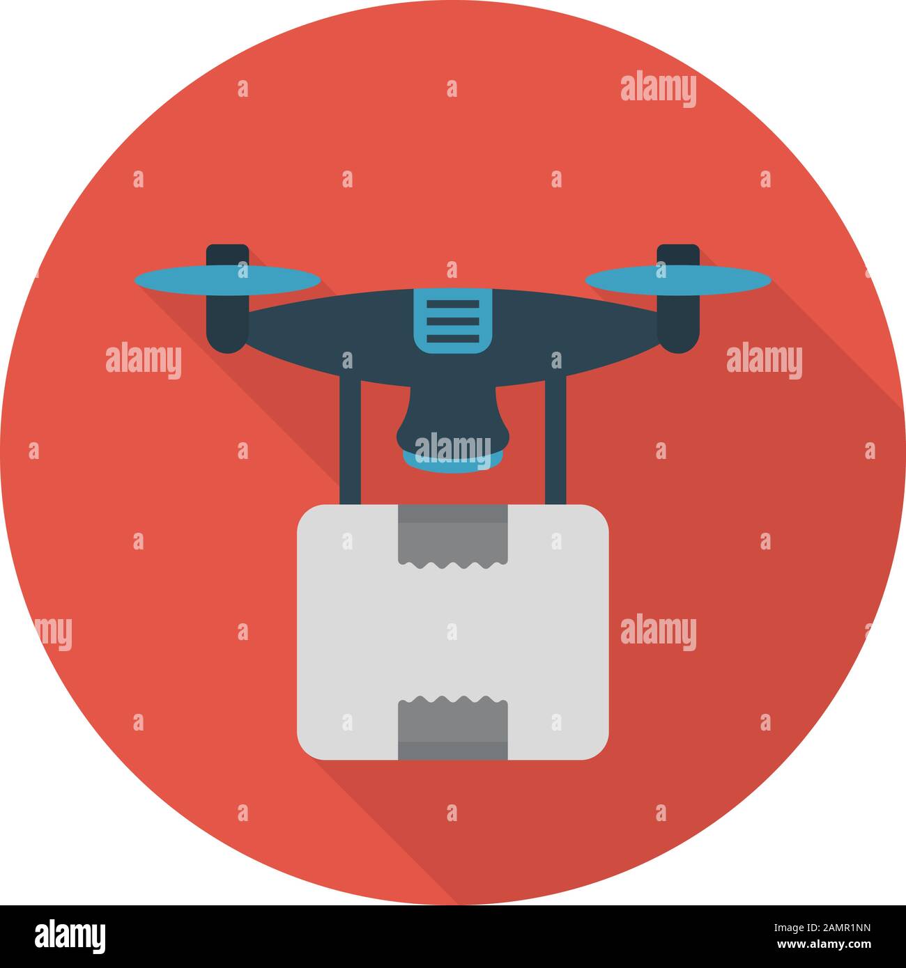 Drone icon transport parcel Cut Out Stock Images & Pictures - Alamy
