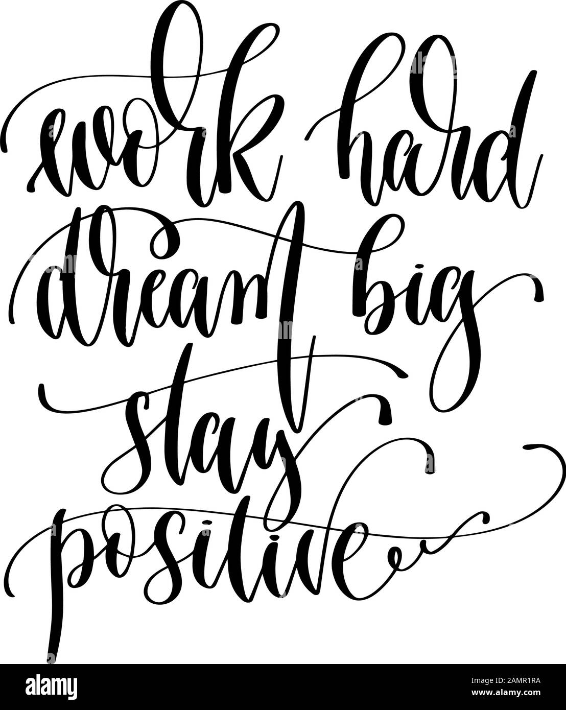 Dream big work success Stock Vector Images - Alamy