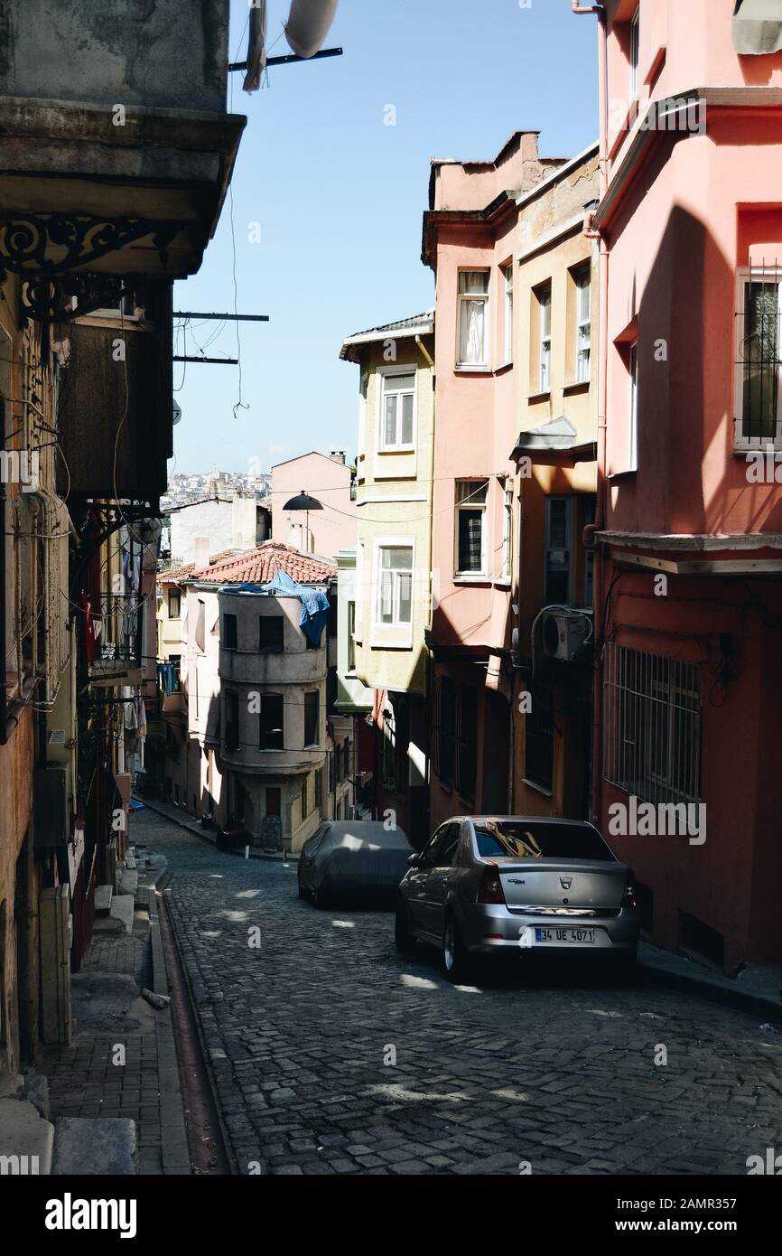 Streets of an old neighborhood Stock Photo - Alamy