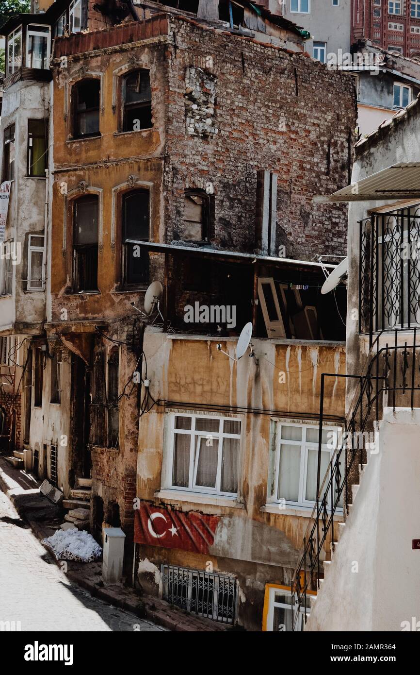 Streets of an old neighborhood Stock Photo - Alamy