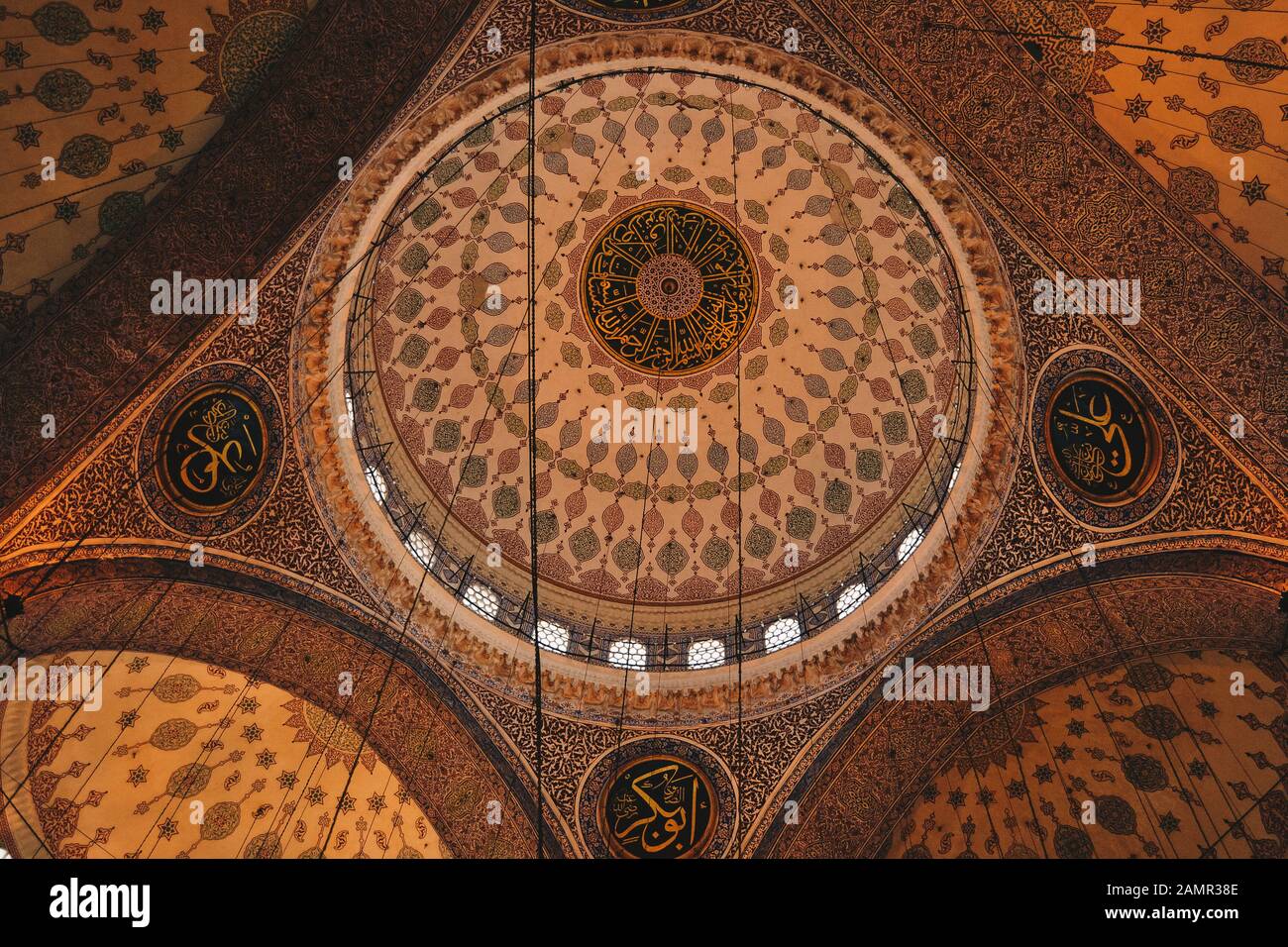 Inside the New Mosque Stock Photo - Alamy