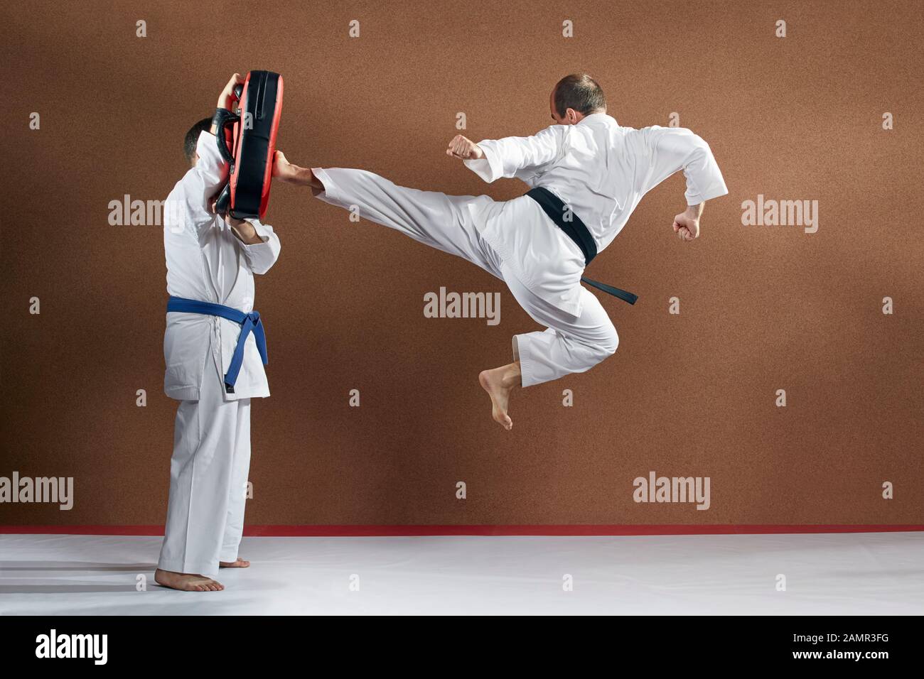 Indian Karate Jump Kick