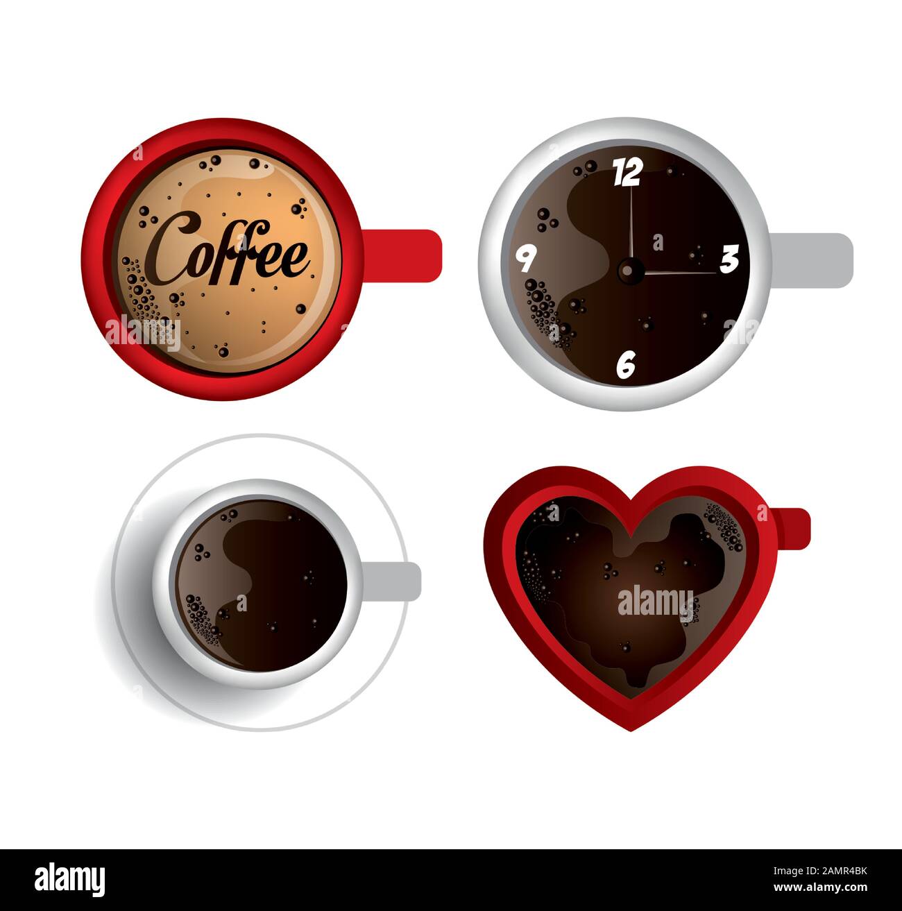 Kinds of coffee Cut Out Stock Images & Pictures - Alamy
