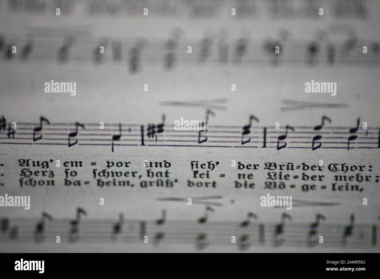 German sheet music hi-res stock photography and images - Alamy