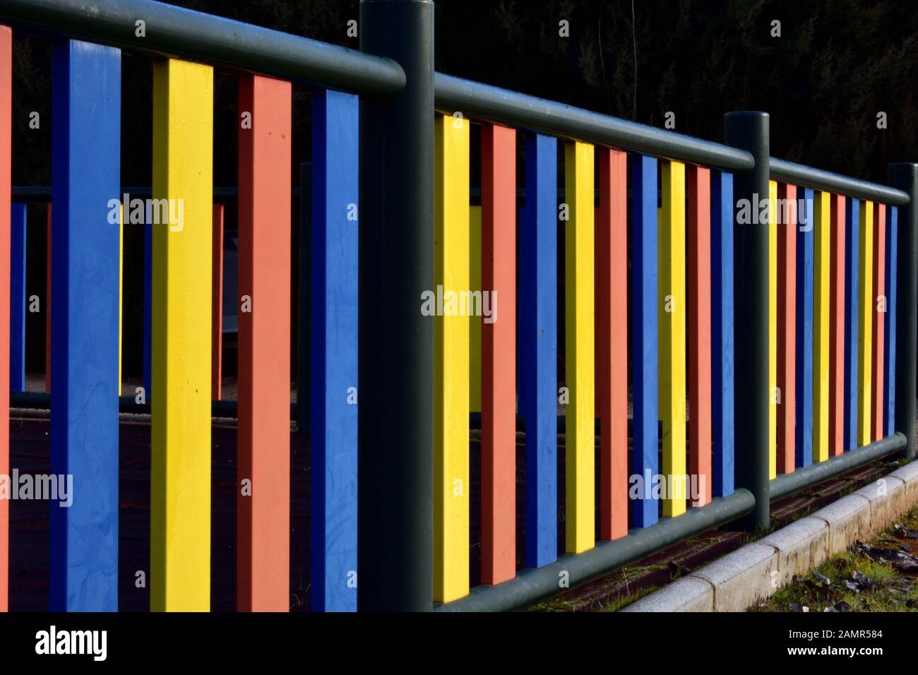 The colors of the playground Stock Photo - Alamy