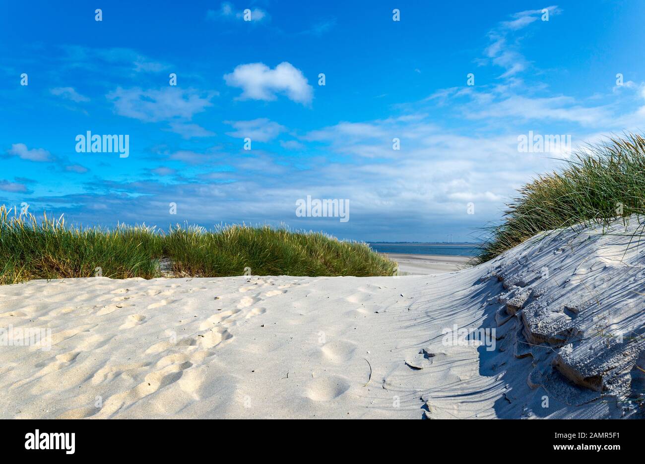 a dune on a north german island Stock Photo - Alamy