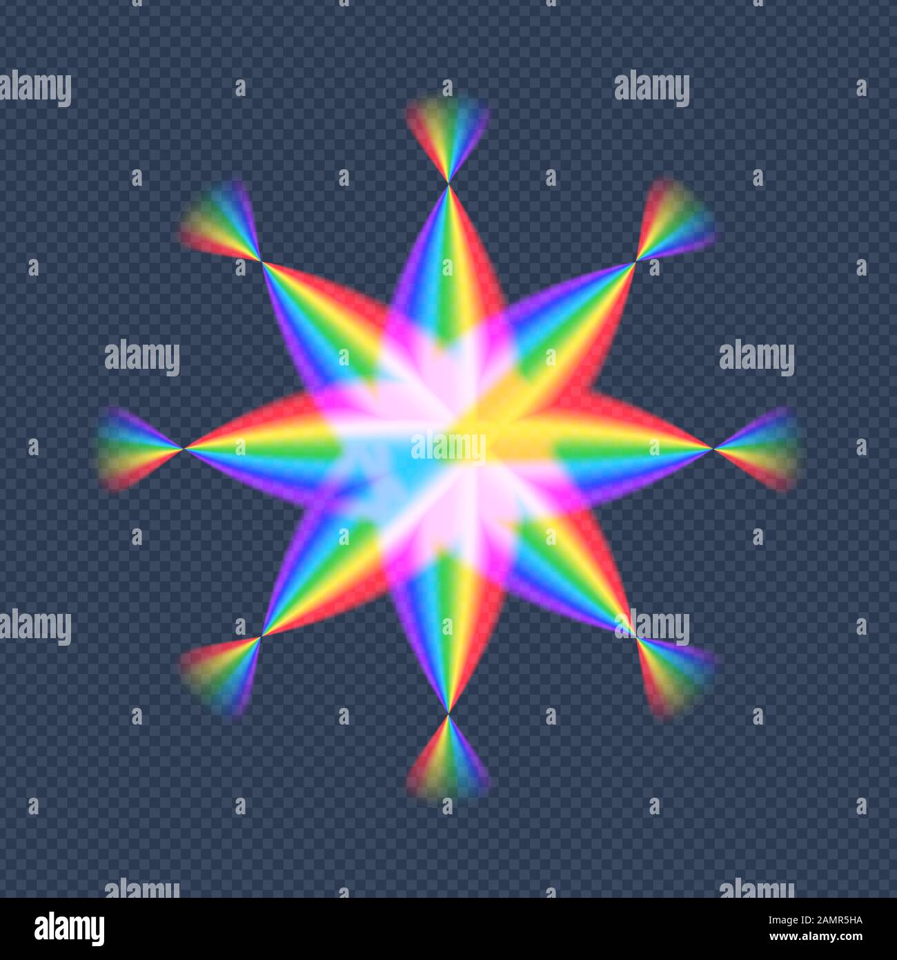 Abstract Gradient Rainbow Star vector stock illustration Design ...