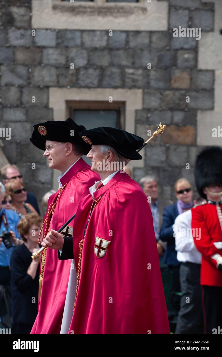 The annual historic Garter Ceremony and Procession at Windsor Castle ...