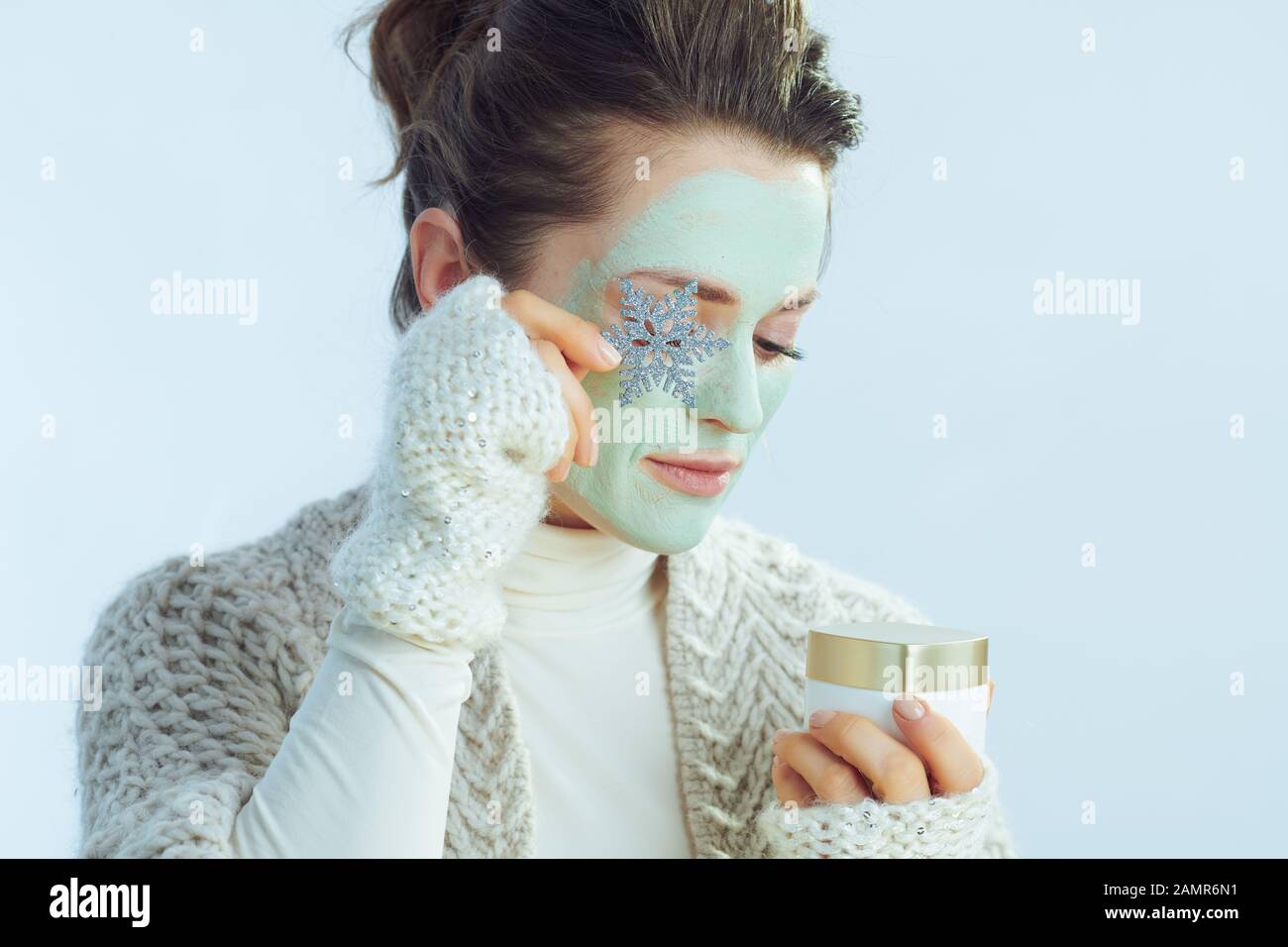 Fabric facial mask hi-res stock photography and images - Alamy