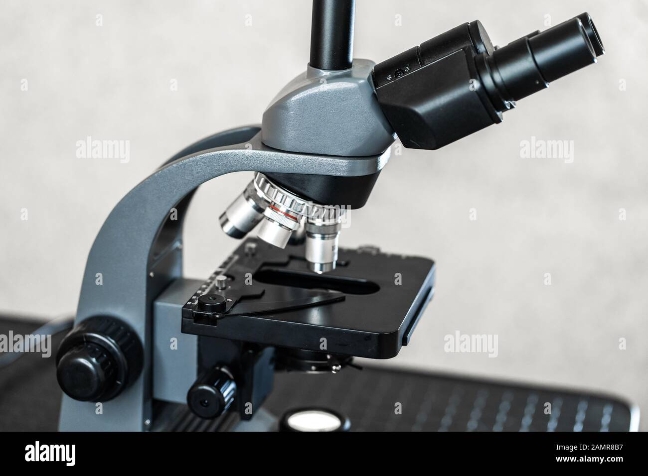 modern portable microscope in the laboratory Stock Photo - Alamy