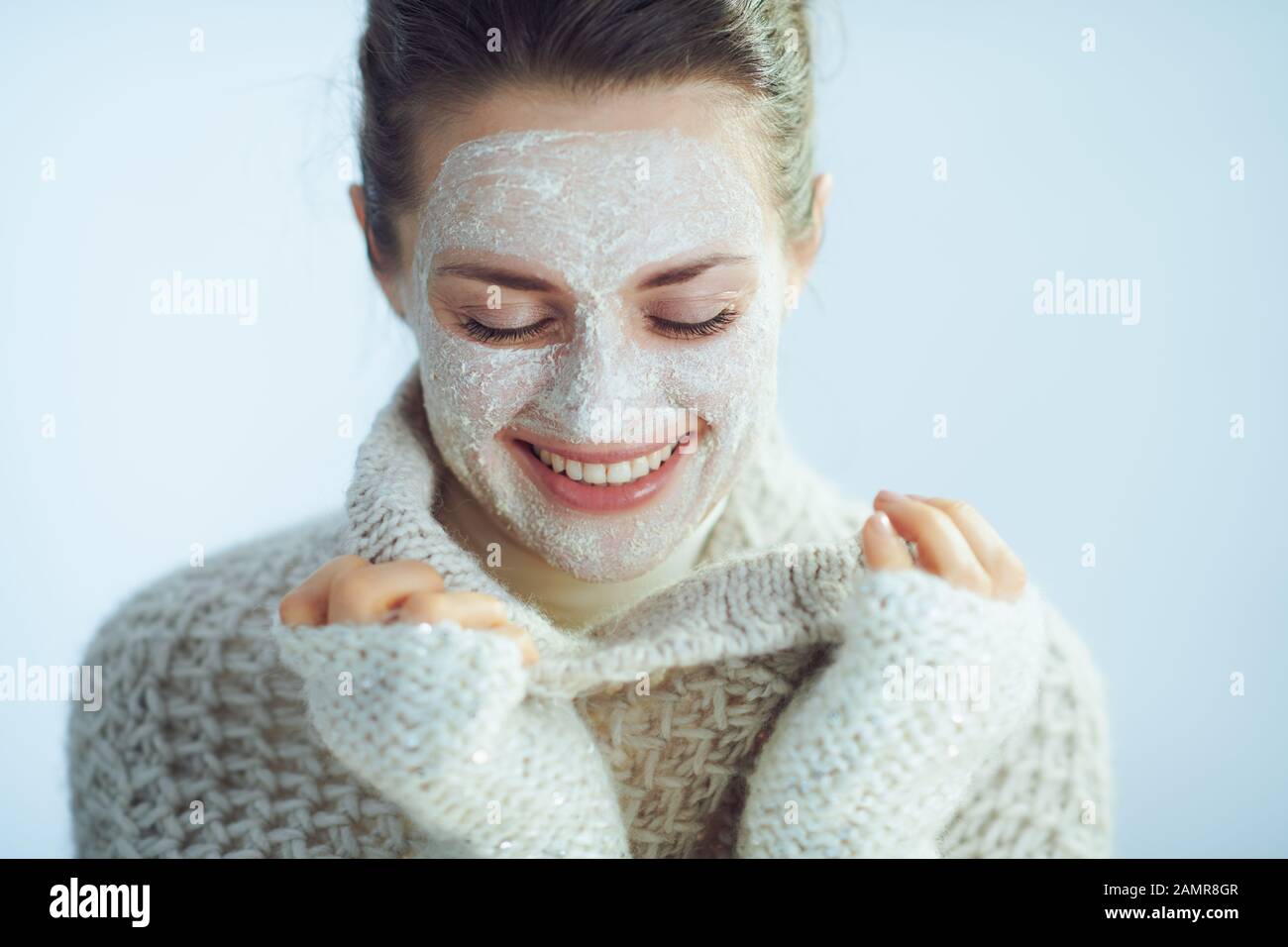 Fabric facial mask hi-res stock photography and images - Alamy
