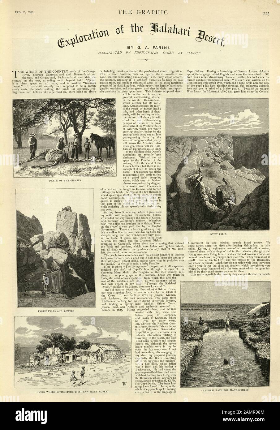 Exploration of the Kalahari Desert, by G. A. Farini (William Leonard ...