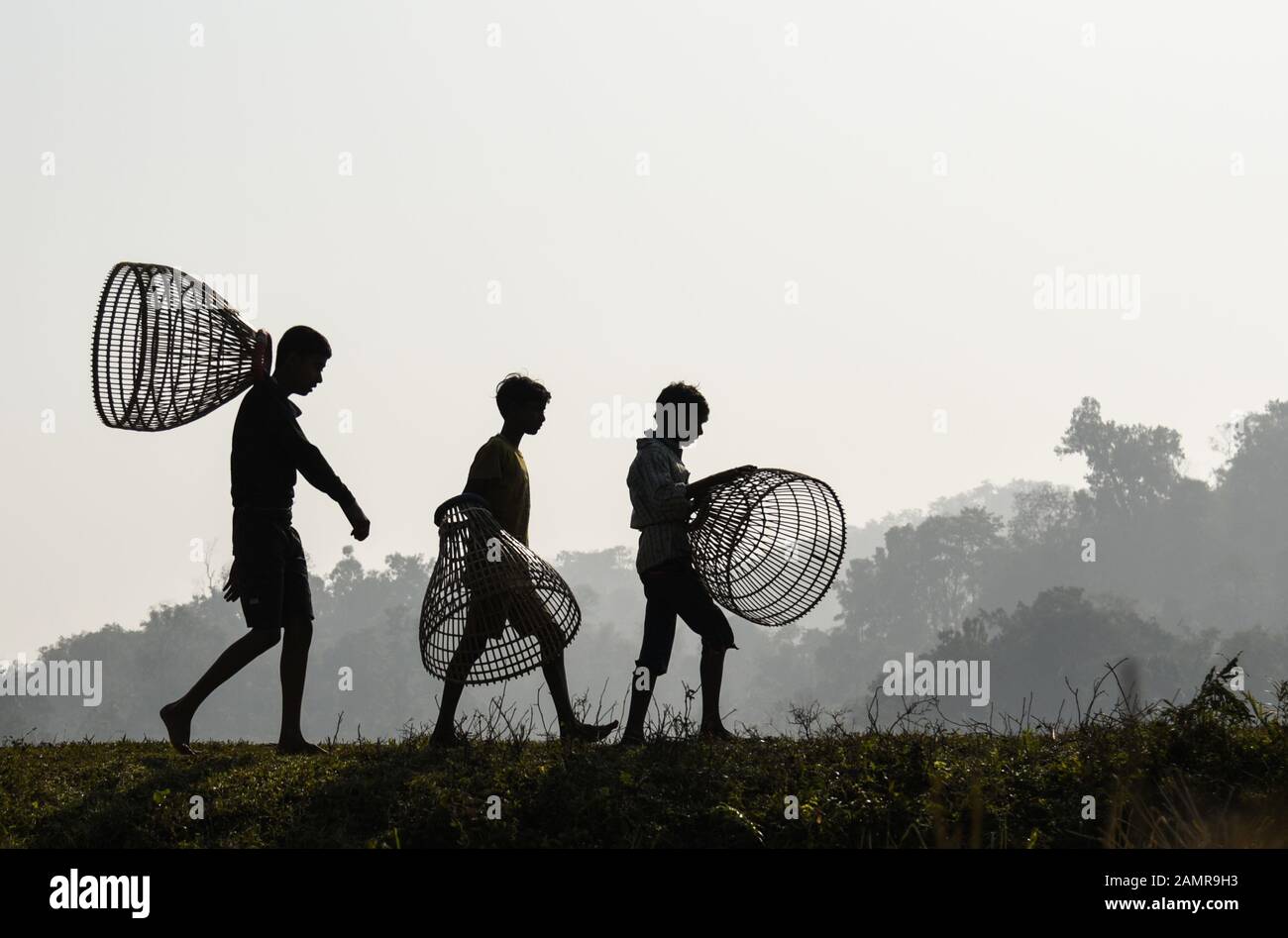 Traditional fishing equipments hi-res stock photography and images - Alamy