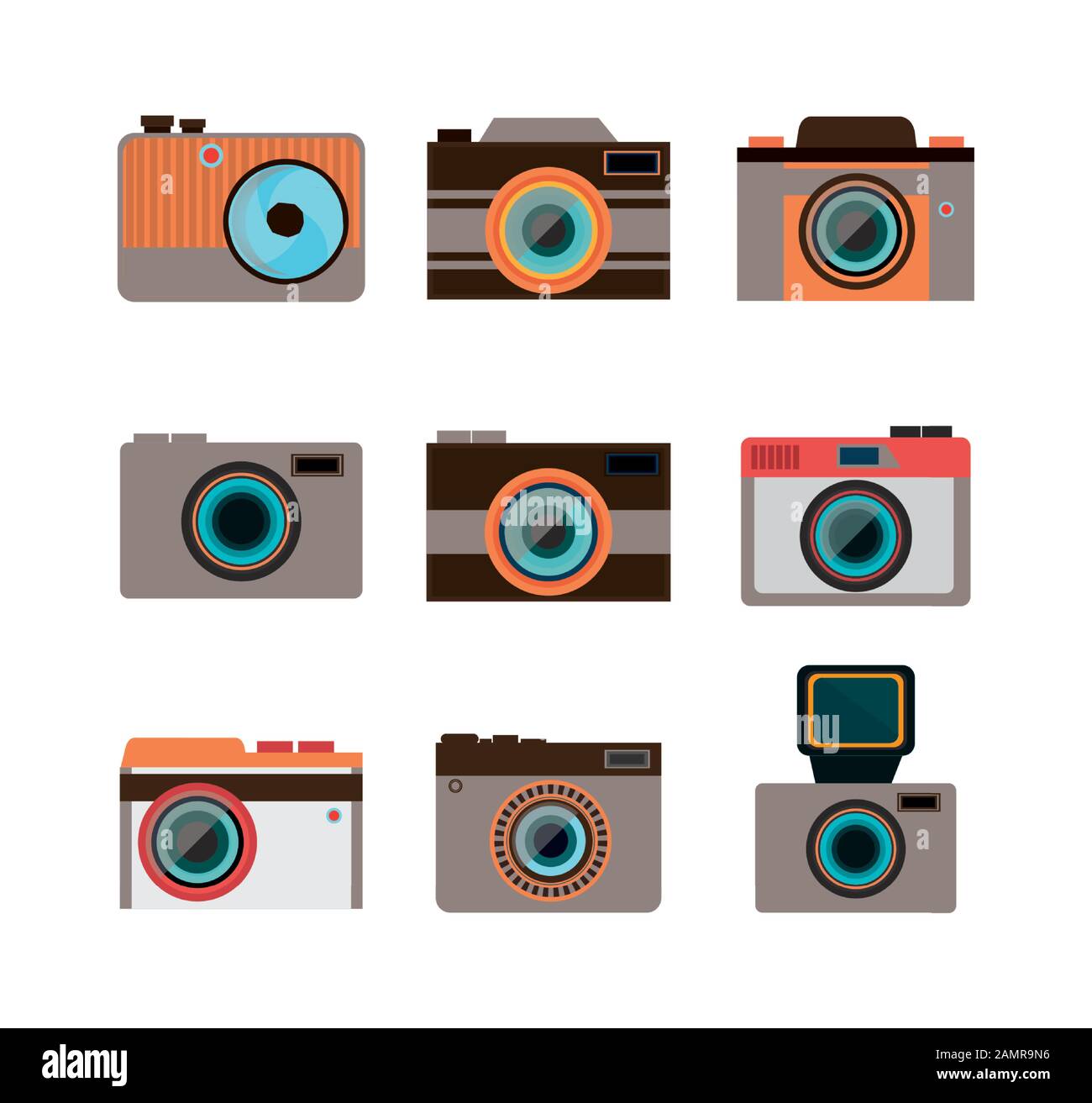 Photographing painting Stock Vector Images - Alamy