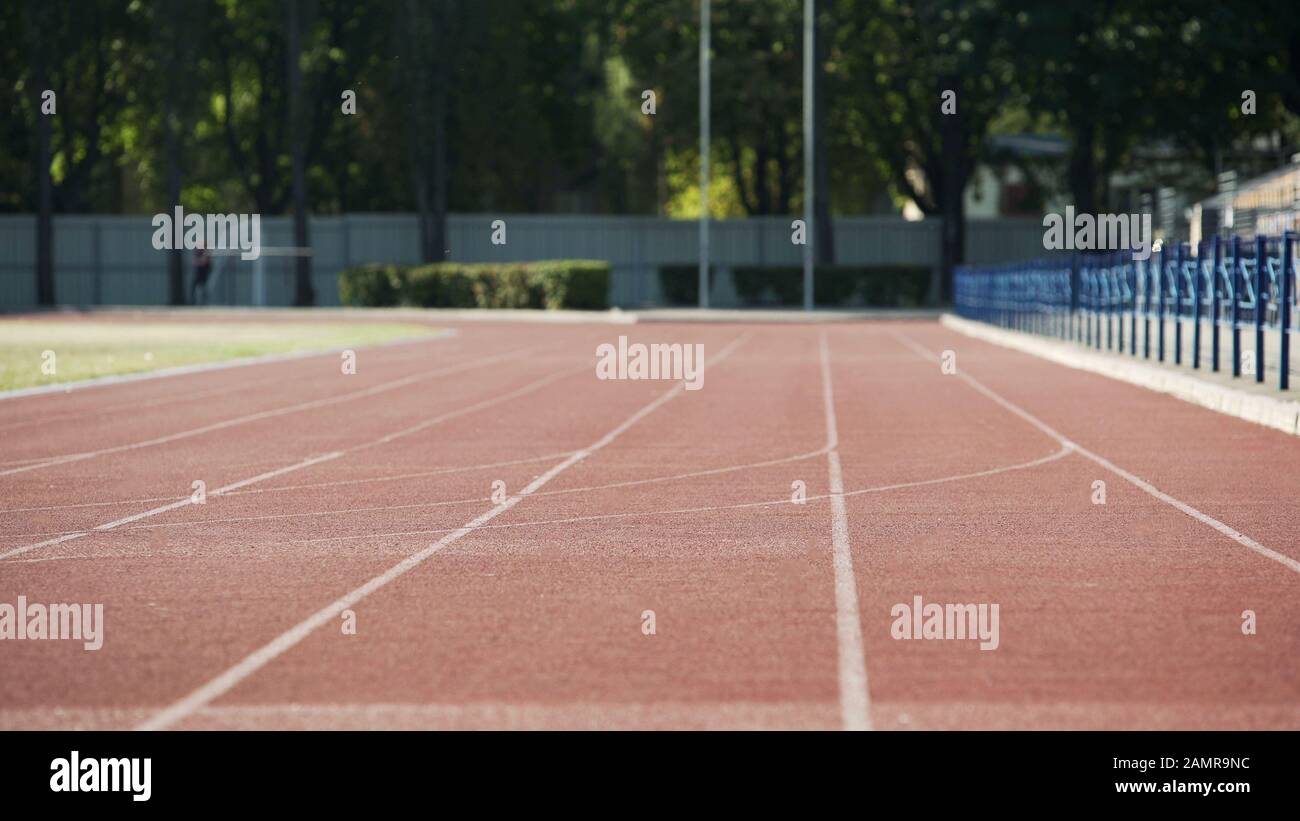 Stadium for professional runners, training complex, sport and fitness ...