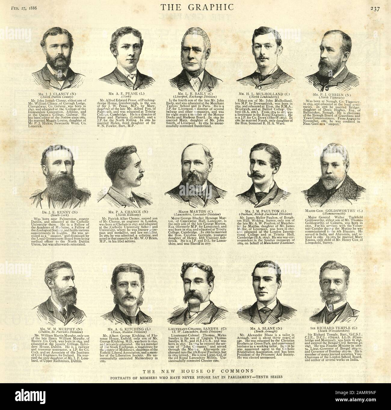 Members of Parliment elected in the 1885 United Kingdom general ...