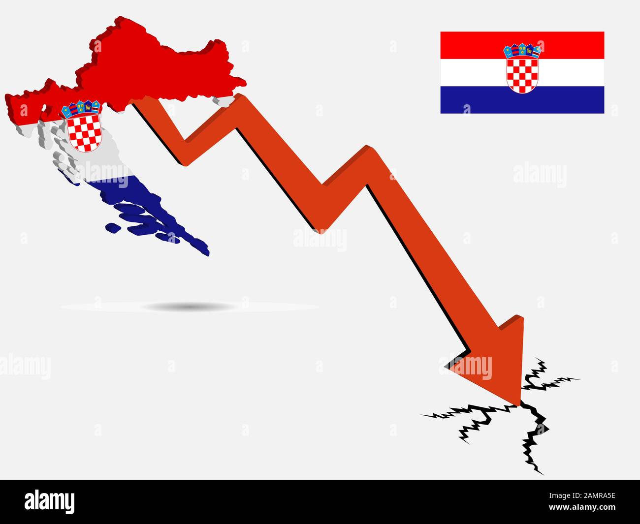 National debt croatia Stock Vector Images - Alamy