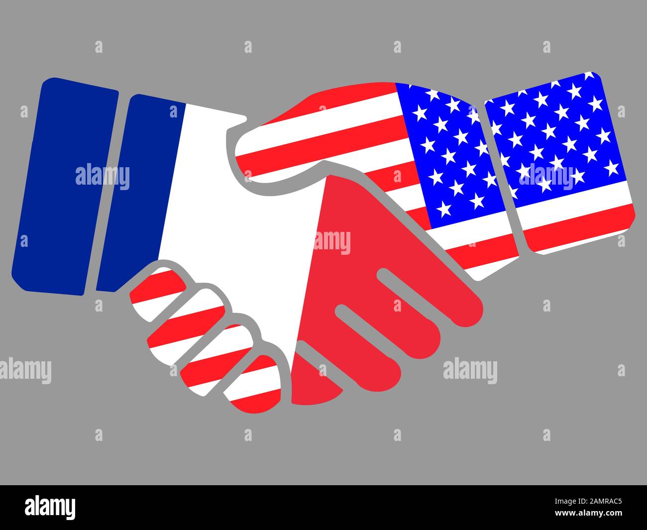 American french flag Stock Vector Images - Alamy