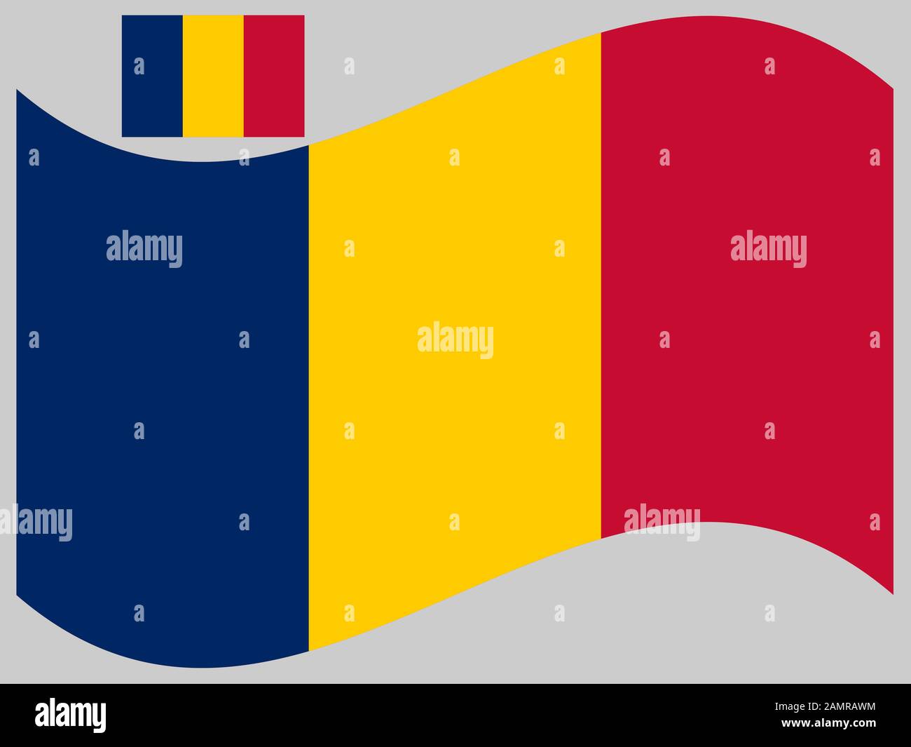 Chad flag wave hi-res stock photography and images - Alamy