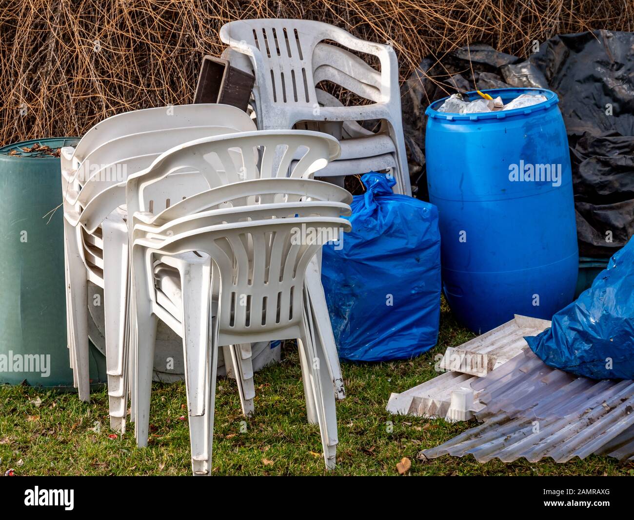 Plastic waste collection for the scrap Stock Photo - Alamy