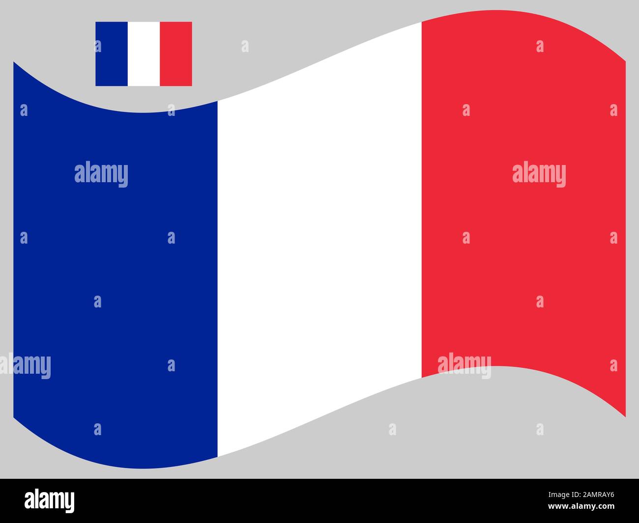 Wave France Flag Vector illustration eps 10 Stock Vector Image & Art ...