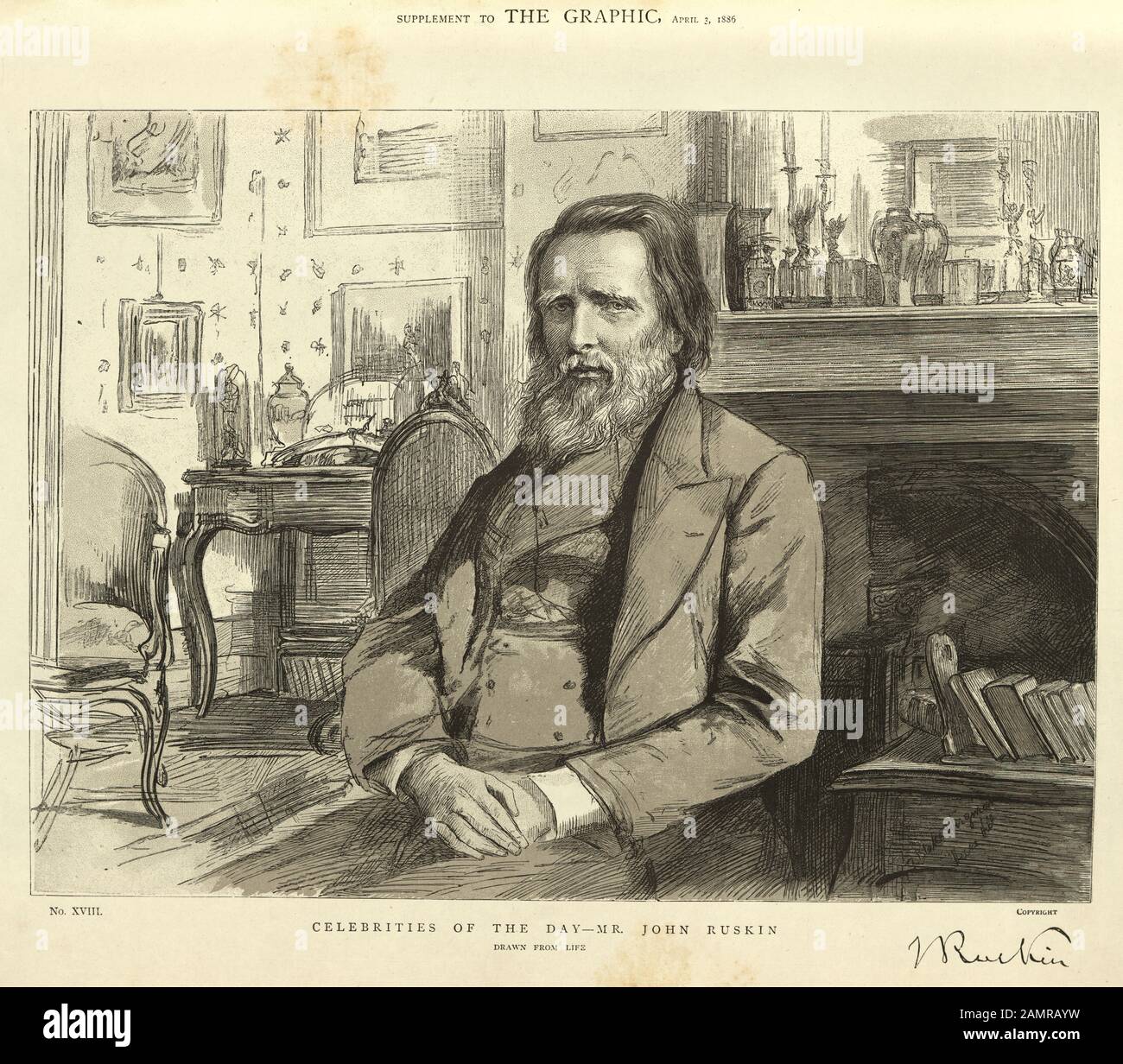 Leading english art critic victorian era hi-res stock photography and ...