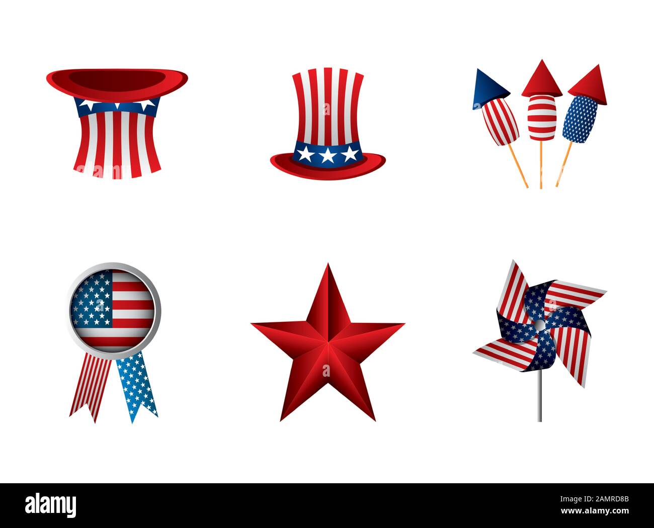 bundle of independence usa icons Stock Vector Image & Art - Alamy