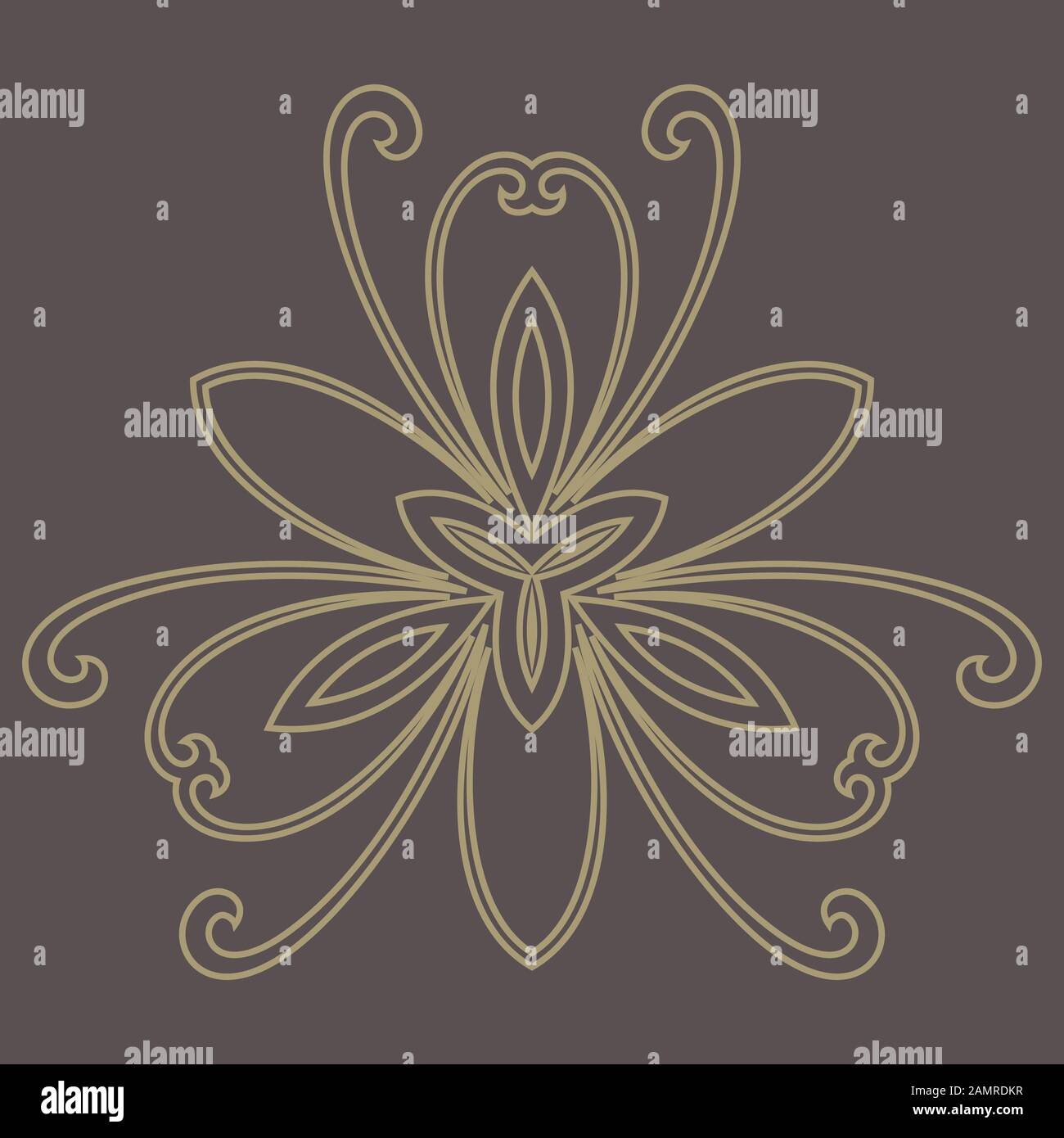 Floral Vector Abstract Pattern Stock Vector Image & Art - Alamy