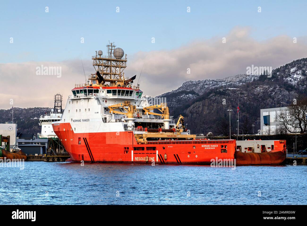 Offshore AHTS anchor handling tug supply vessel Normand Ranger at ...