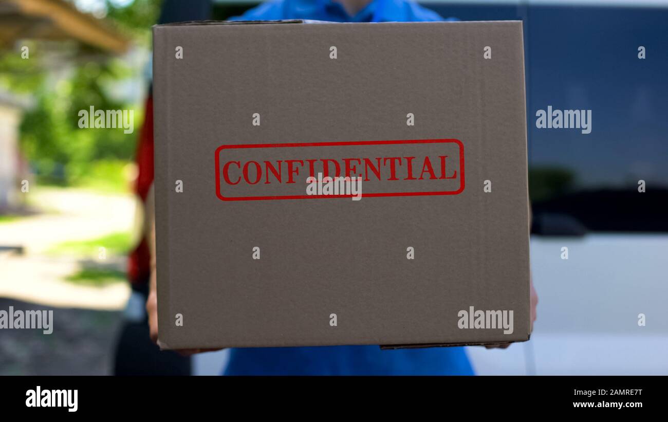 Confidential transportation hi-res stock photography and images - Alamy