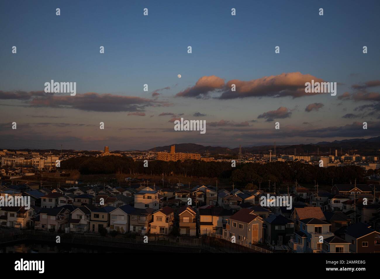 Japanese village sunset hi-res stock photography and images - Alamy